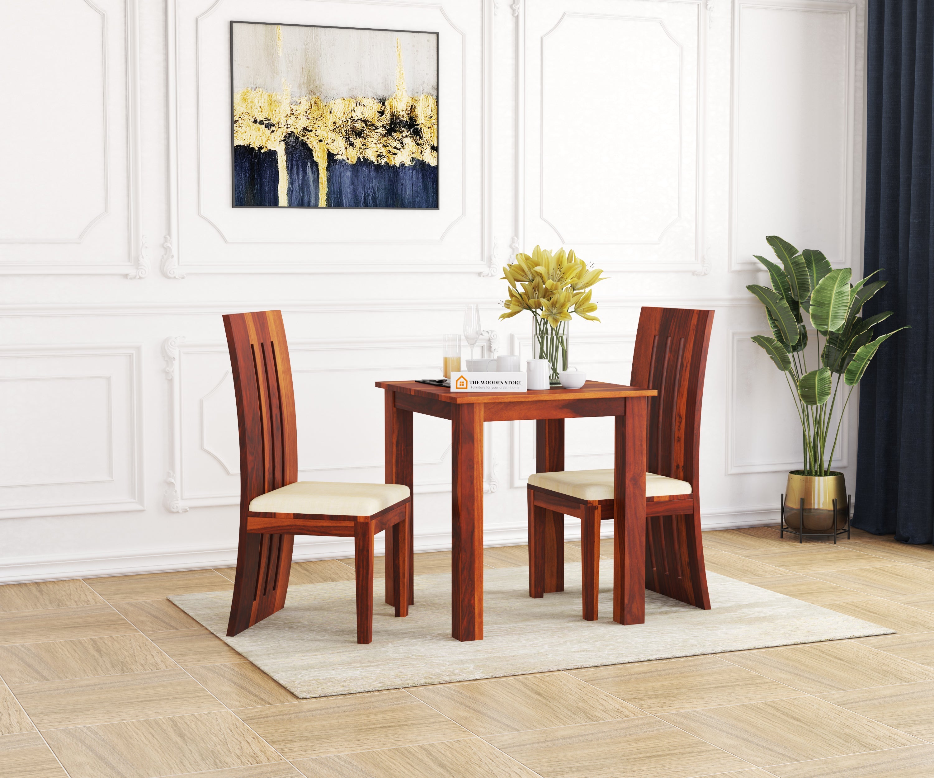 2 Seater Dining Set – The Wooden Store