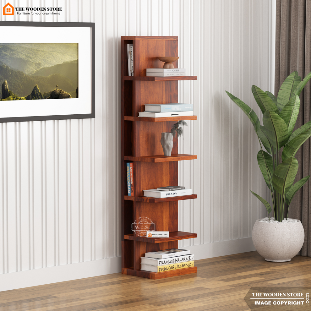 Shelfie Magazine Rack (Honey Finish) – The Wooden Store