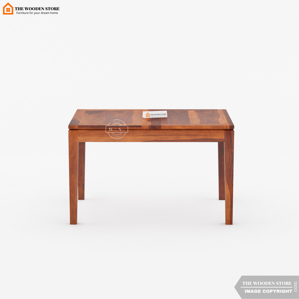 Edel Extendable 4 Seater Dining Table (Honey Finish) – The Wooden Store